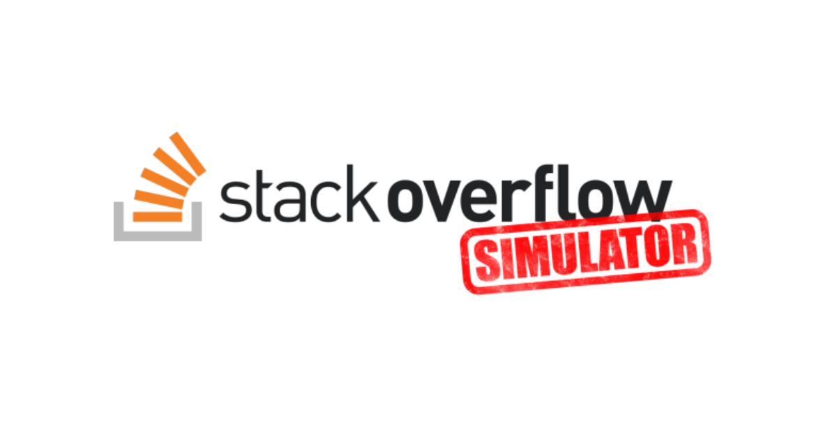 Stack Overflow Simulator - A functional museum for devs